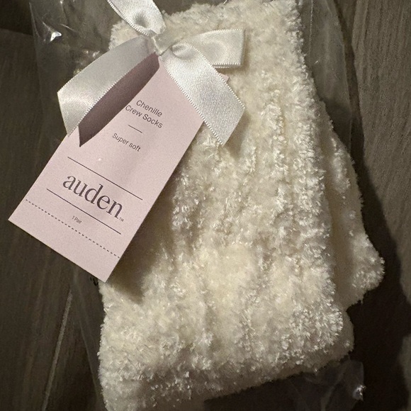 Auden | Accessories | Auden Soft Chenille Socks In Cream | Poshmark